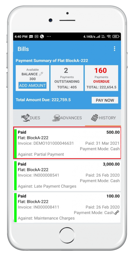 how-to-delete-partial-payment-neighbium-self-service-portal