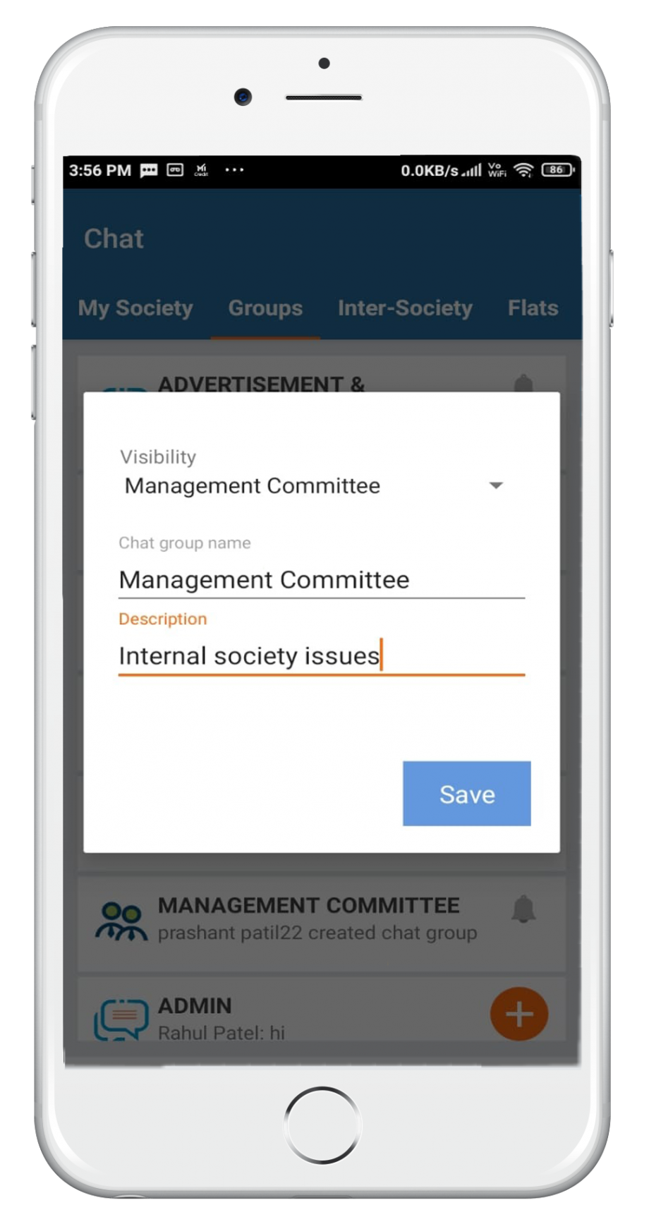 How to create a chat group? – Neighbium Self Service Portal
