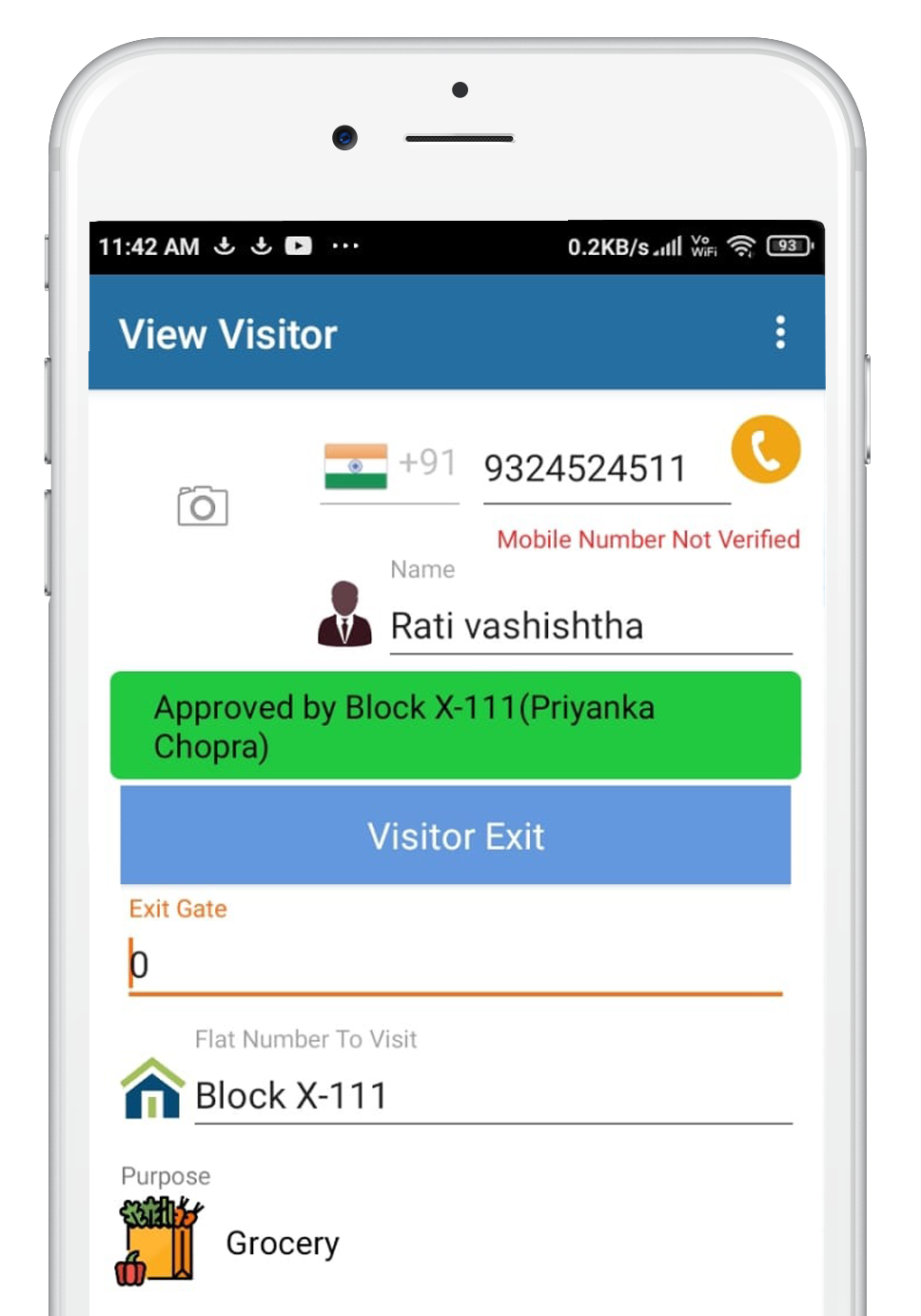 How to Mark Visitor Exit? – Neighbium Self Service Portal